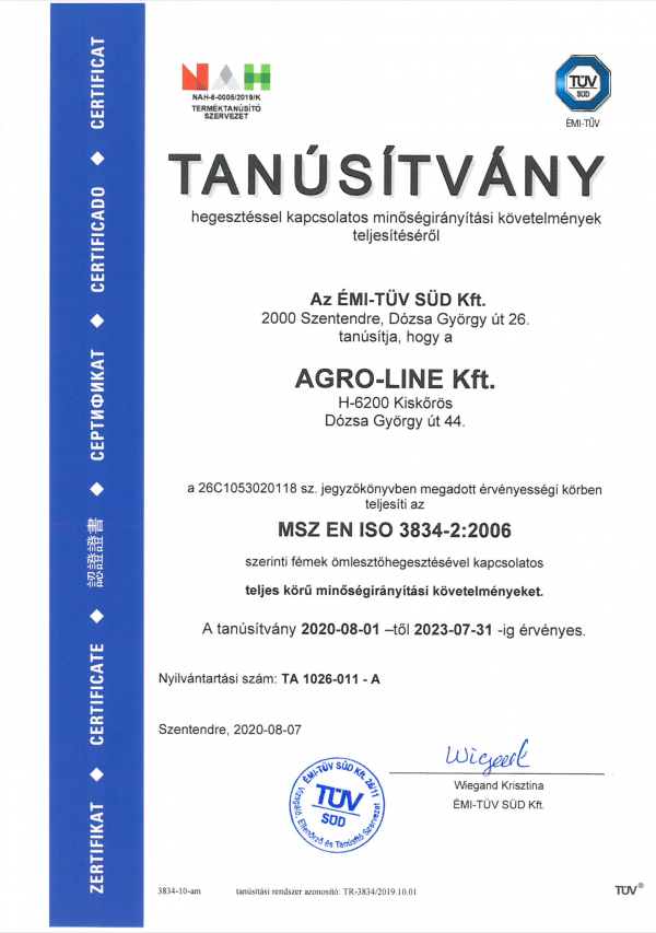 Rólunk – Agro Line Kft.